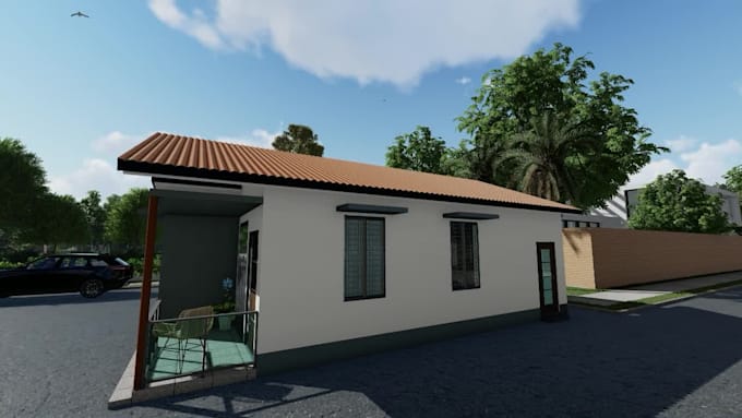 Make you 2d or 3d model of a residential or commercial bldgs by Engr ...