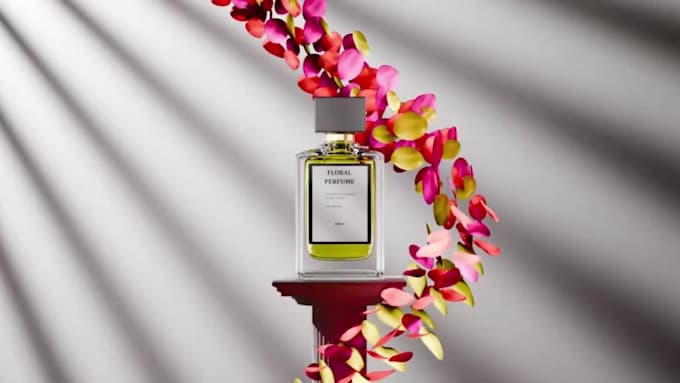 Create perfume 3d video animation 3d perfume bottle animation perfume ...