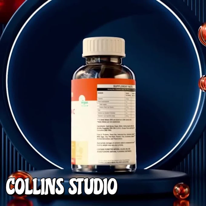 3d supplement animation 3d serum 3d food ads medical animation product ...