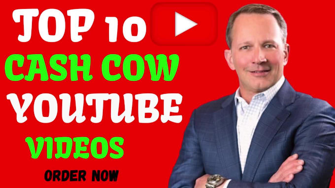 Create top 10 cash cow faceless videos and cash cow youtube automation ...