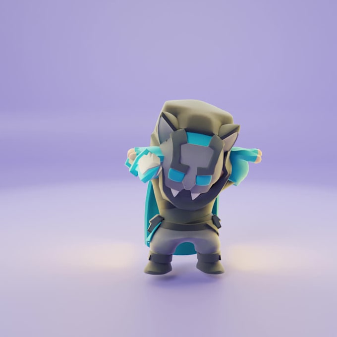 Design a visually appealing 3d character for your game or animation by ...