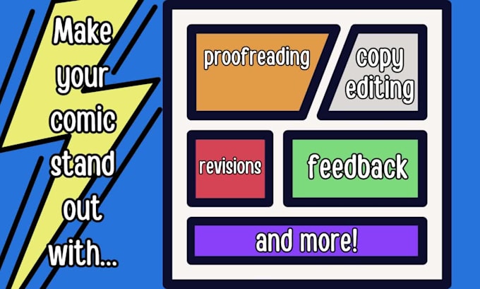 Edit your comic book by Cassiebell02 | Fiverr