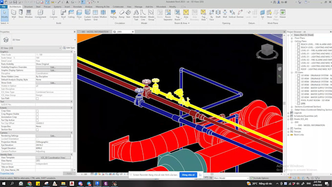 Revit family, revit model and cad layout about mep system by Tmv336 ...
