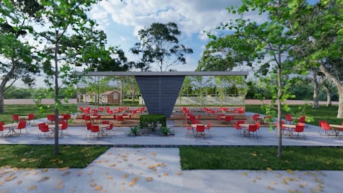 Photorealistic rendering of site plan by google map location by Lisa ...