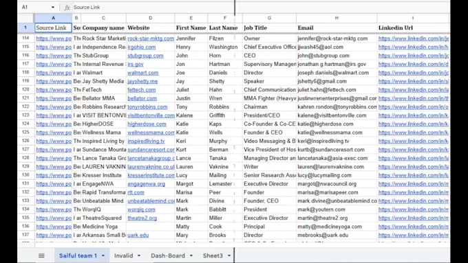 Do b2b lead generation data entry and email list building by Abdulmalek505 | Fiverr