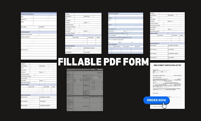 Form design interactive pdf receipt quotation editable pdf adobe ...