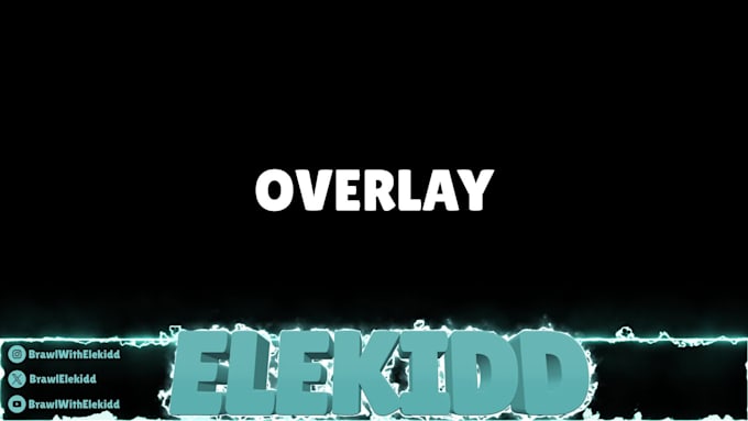 Make animated stream overlay for your stream by Its_kreatz | Fiverr