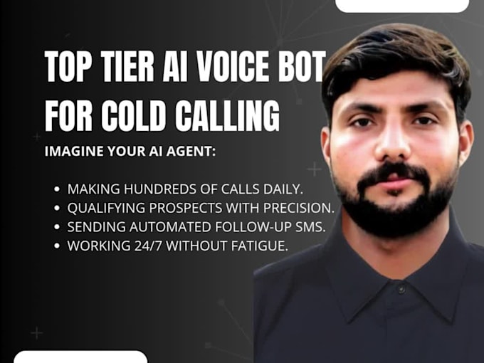 Ai cold call voice agent bot for inbound, outbound voice call ghl, vapi ...