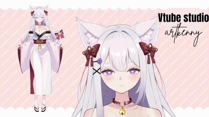 Design live2d model for vtuber , vtube model , live2d rigging for vtube studio