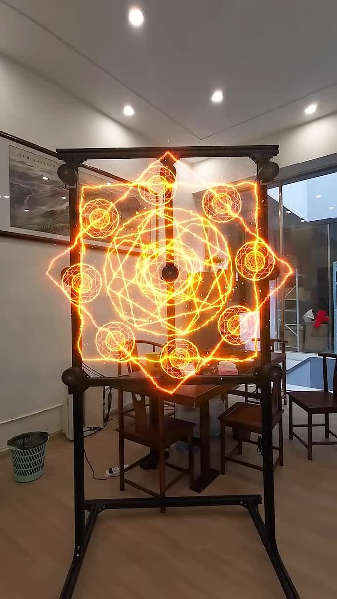 Create 3d hologram fan video and 3d hologram animation