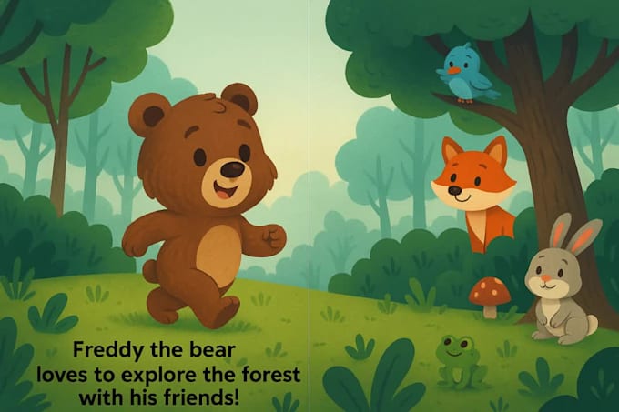Storybooks and cards for kids using canva by Alinaconstan376 | Fiverr
