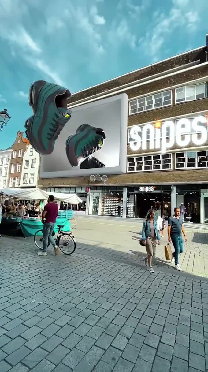 3d anamorphic animation, 3d cgi animation, 3d shoe animation by ...