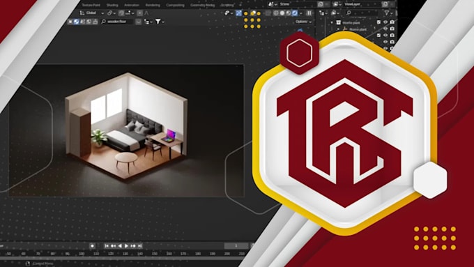 Create 3d isometric designs in 7 hours by Art3dgutiroja | Fiverr