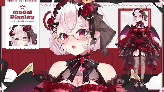 Create 2d vtuber, vtuber design, live2d model, vtuber rigging, anime ...