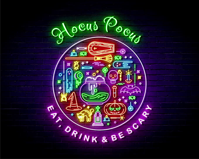 Do stunning neon text logo podcast cover with unique animated gif by ...