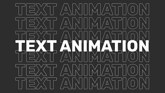 Custom text animation that expertly transforms your words with top notch kinetic by ...