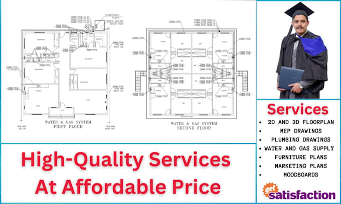 Provide architectural, electrical drawings, plumbing and mep drawings ...