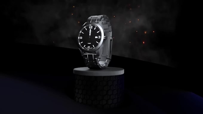 Create 3d wristwatch animation,products design,wristwatch model,3d ...