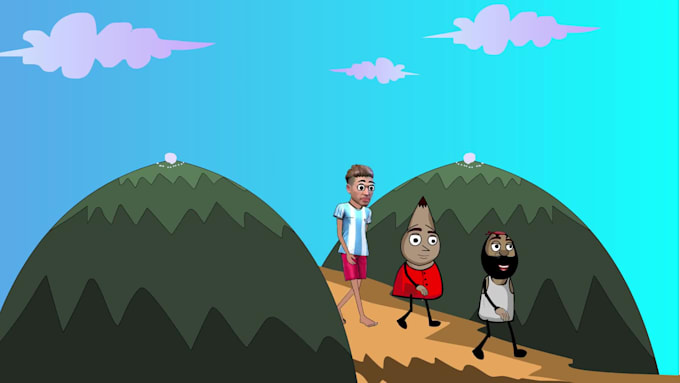 Create 2d flat animated story for project by Frelancer1996 | Fiverr