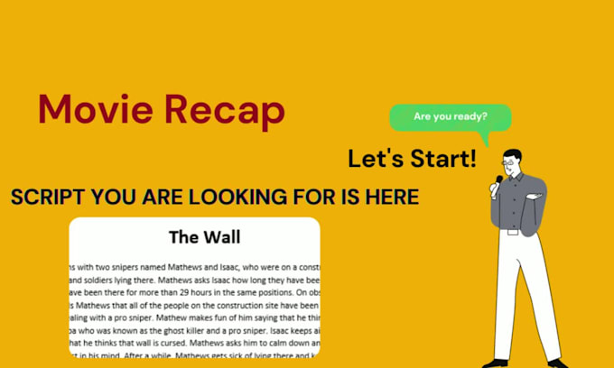 Write professional movie recap script for your channel by Aliofficial2 | Fiverr