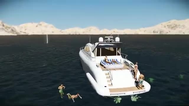 Astonishing quality 3d yacht animation 3d boat animation car design 3d ...