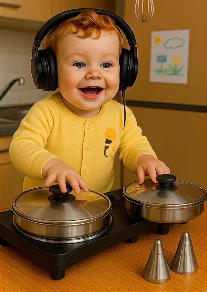 Create viral ai baby podcast ai talking baby ai kids animation ai music video by Monday_ezekiel ...