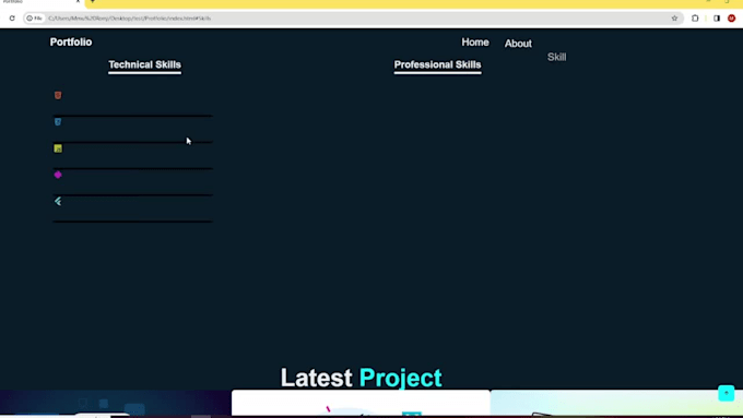 Create and design a responsive website using html css and js by ...