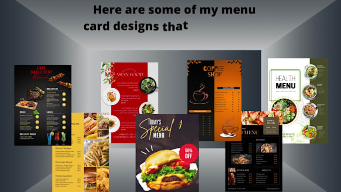 Design creative awesome restaurant menu food menu by Sahriareza | Fiverr