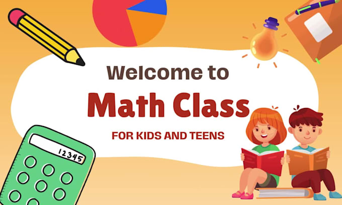 Be an online math tutor for kids by Tech_spark_ | Fiverr