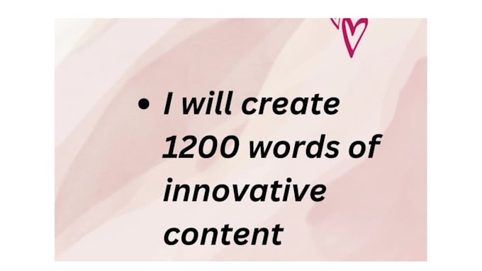 Create 1200 words of innovative content by U_b193b0cc822c | Fiverr