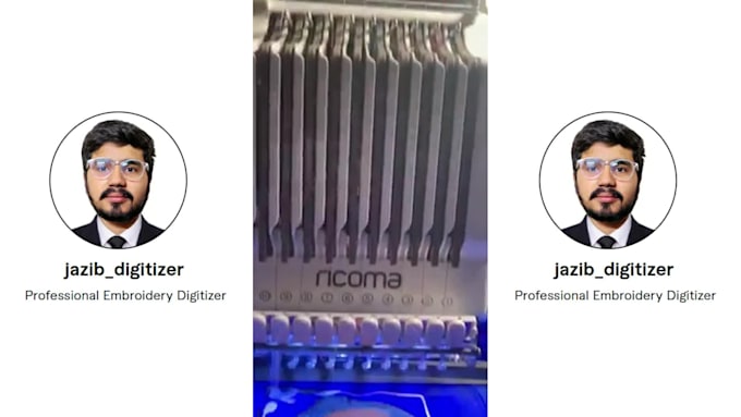 Do live image digitizing in pes, dst, ofm, jef, in 12 hours by Jazib ...