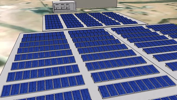 Design solar pv system using sketchup and helioscope by Awaisali8910 ...