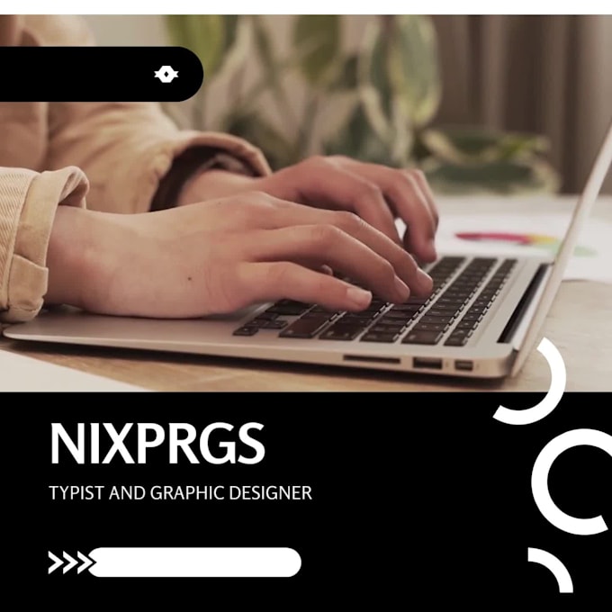 Do an accurate fast typing job by Nixprgs | Fiverr