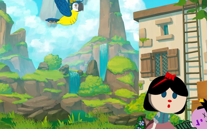 Creating cartoon short film animation by Poetrimaharani | Fiverr