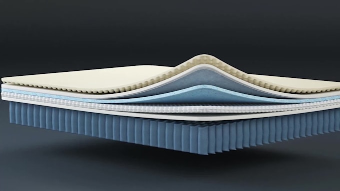 3d mattress animation 3d bed 3d furniture 3d product animation by ...
