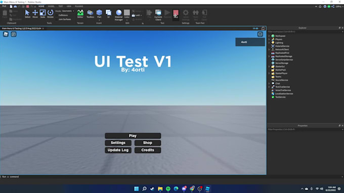 Sell you a good working menu gui by Jaydonvlogz | Fiverr