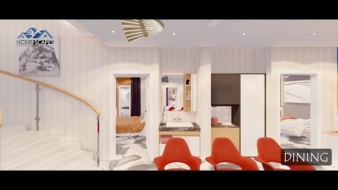 Best interior walkthrough animation by Monafrony251 | Fiverr