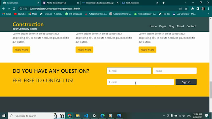 Convert ui ux, figma design to web page by Youssfelsayaad2 | Fiverr