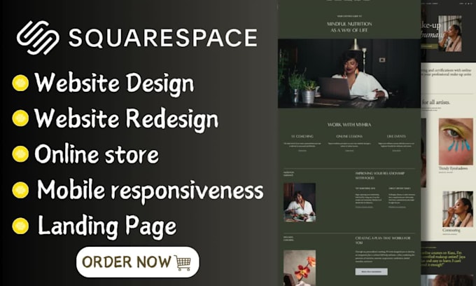 Design squarespace ecommerce website squarespace redesign spa portfolio website by Izzy_concepts ...