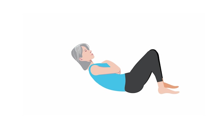 Draw workout exercise yoga fitness pose illustration or animation by ...