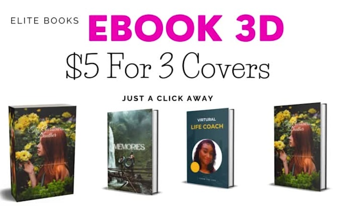 Give you an elite 2d ebook covers by Latoya_elliott | Fiverr