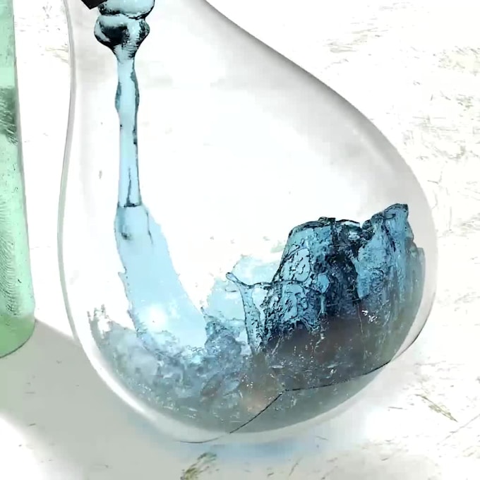 Render quality 3d water animation, water visualization by Linoriley ...