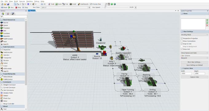 Build and optimize simulation models using flexsim by Shtalha2 | Fiverr