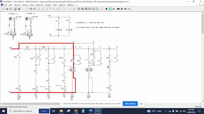 Design fluidsim pneumatic systems by Asanga_fonseka | Fiverr