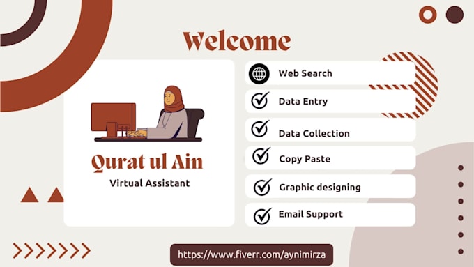 An efficient and multitasking virtual assistant by Aynimirza | Fiverr