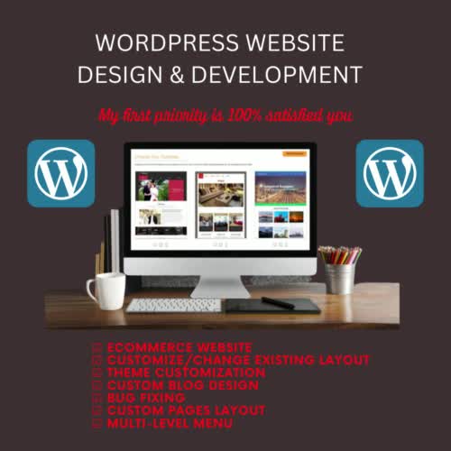 Do wordpress design and development by Warisrmn | Fiverr