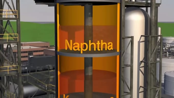 Cgi petroleum refinery, 3d ocean refinery construction animation ...