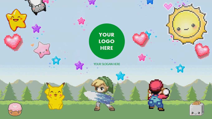 Make you a cute pixel video intro by Pixellerjobs | Fiverr
