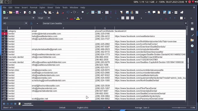 Scrap business from google maps by Chihab_ts | Fiverr