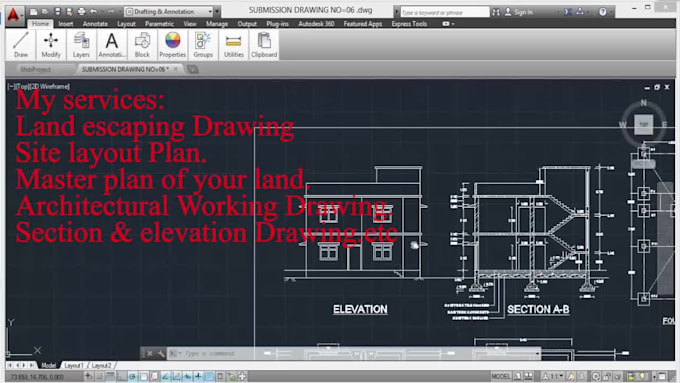 Convert hand sketch, pdf, and image drawing to autocad 2d in short time by Khuramarchitect | Fiverr